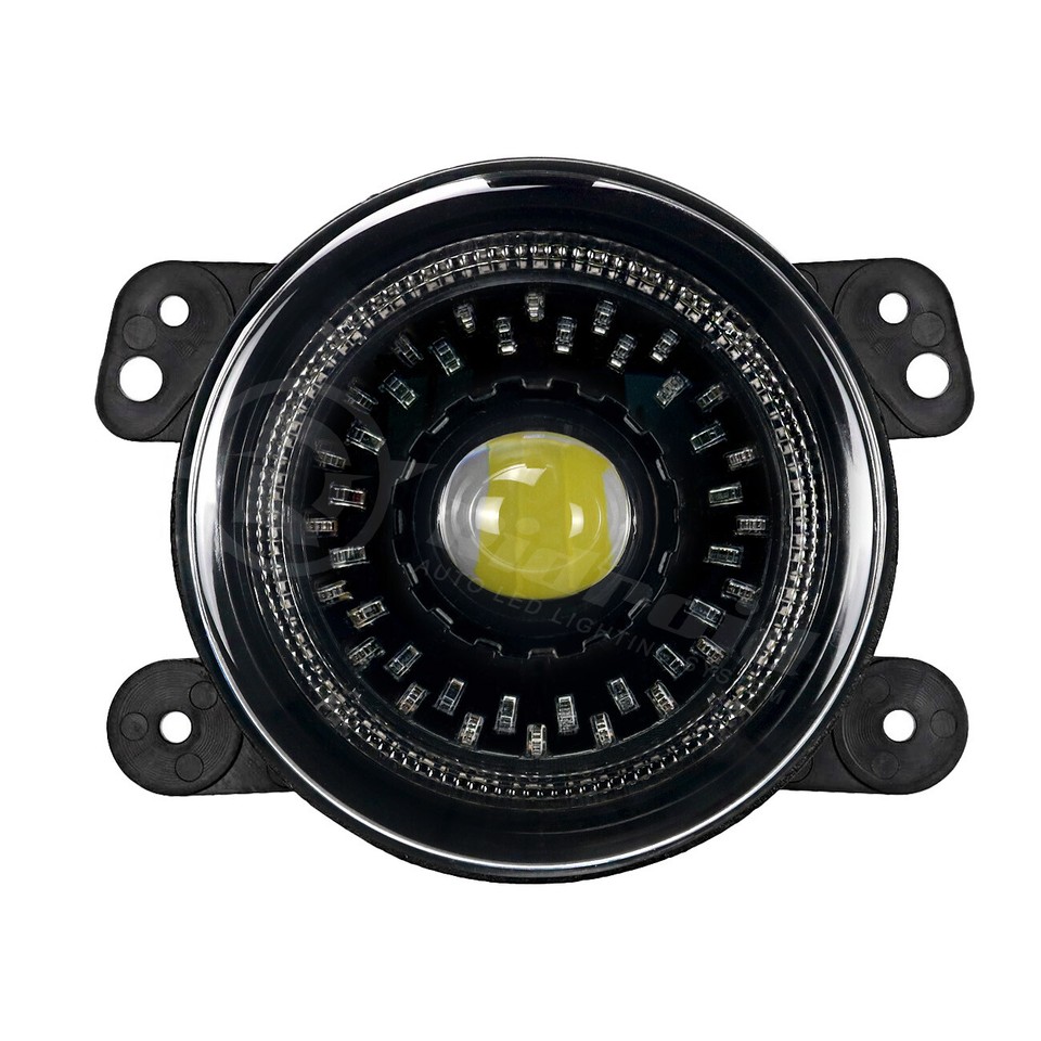 For Hummer H2 H3T 06-10 Pair 4Inch Halo LED Fog Lights Front Bumper ...
