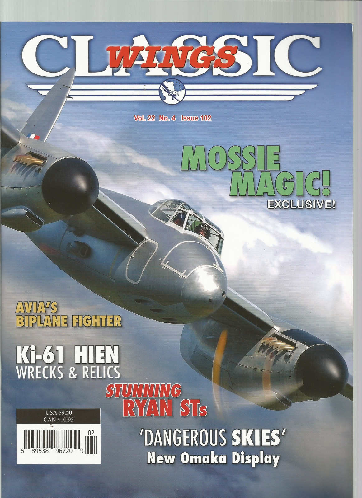 CLASSIC WINGS MAGAZINE VOLUME 22 No.4 ISSUE 102 | eBay