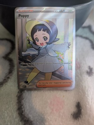 FULL ART TRAINER POPPY 220 POKEMON CARD, NM Obsidian Flames T1 | eBay