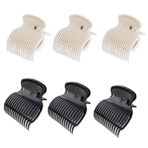 6Pcs Hot Roller Clips PlasticHair Curler Claw Clips Replacement Roller ...