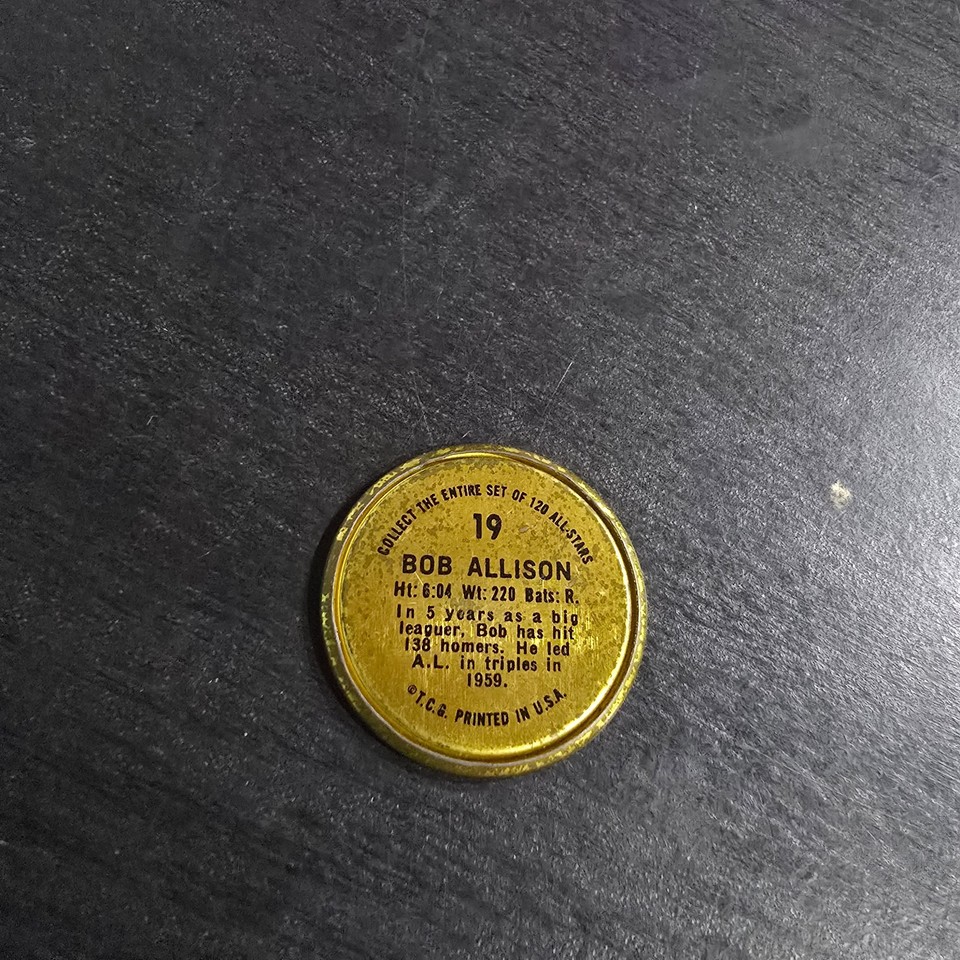 1964 Topps Coins #19 Bob Allison | eBay