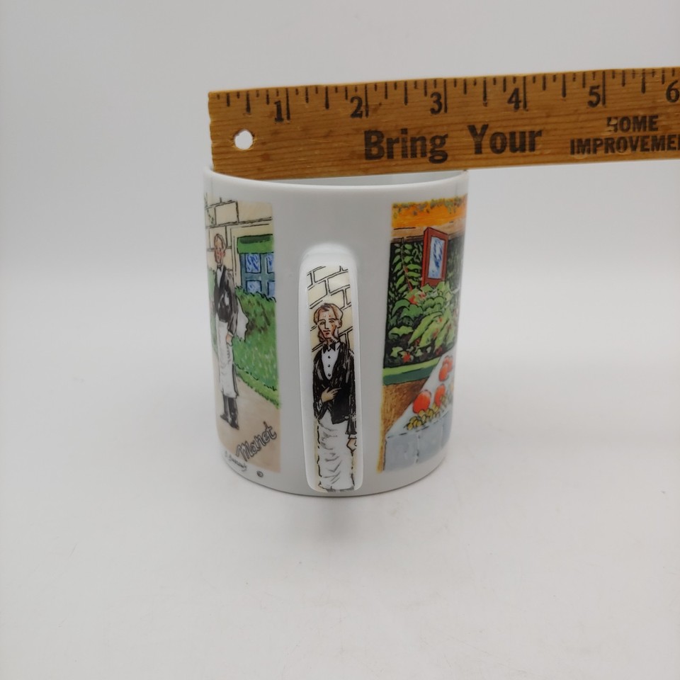 Chaleur Edouard Manet Tea Coffee Mug, 14oz vtg Chez Le Pere Lathuille D ...