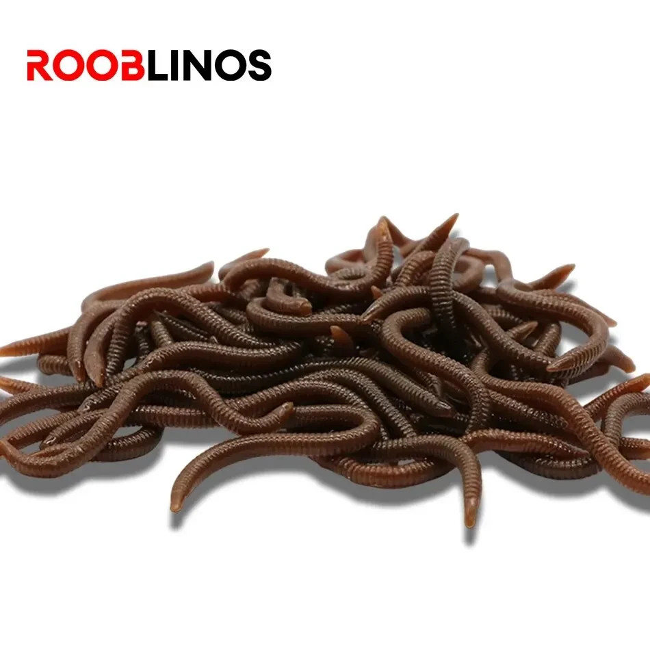 50PCS Fishing Bait Worms 9CM | Lifelike Soft Lures for Coarse & Sea ...