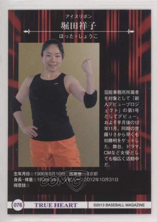 2013 BBM True Heart Shoko Hotta #076 | eBay