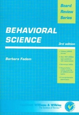 BRS Behavioral Science Paperback Barbara Fadem 9780683306811| eBay