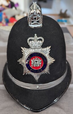 Vintage Authentic British Police “Bobby” Helmet West Yorkshire Police ...