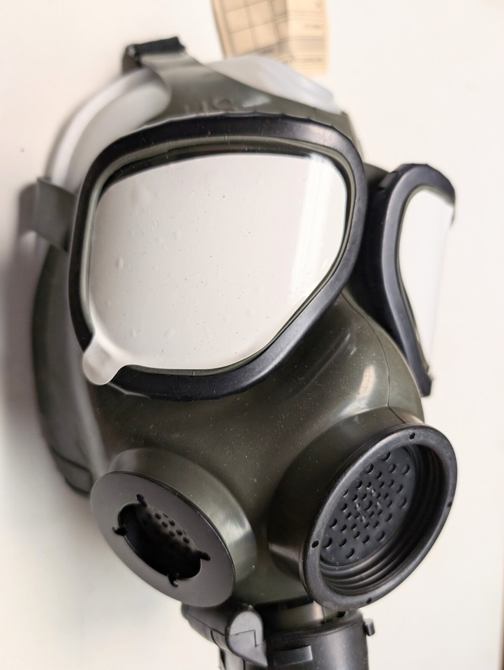 NEW US Military M40 Gas Mask OD Green Medium | eBay