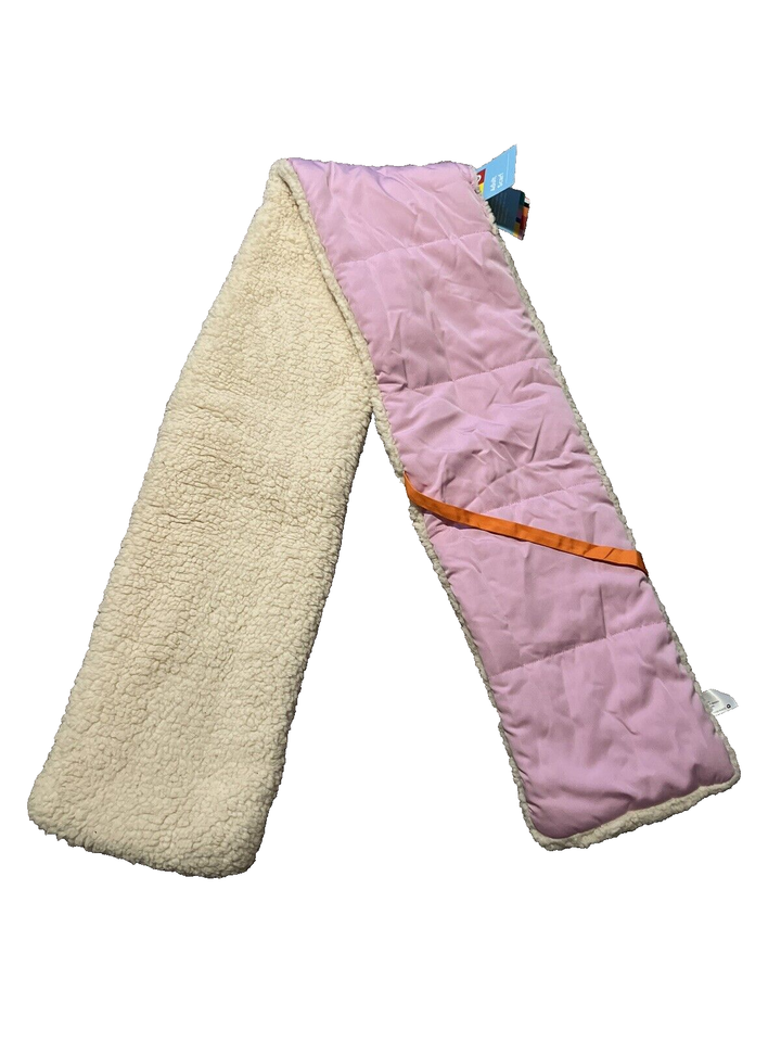 Lego Target X Collection Adult Color Block Puffer Sherpa Scarf Red Pink ...