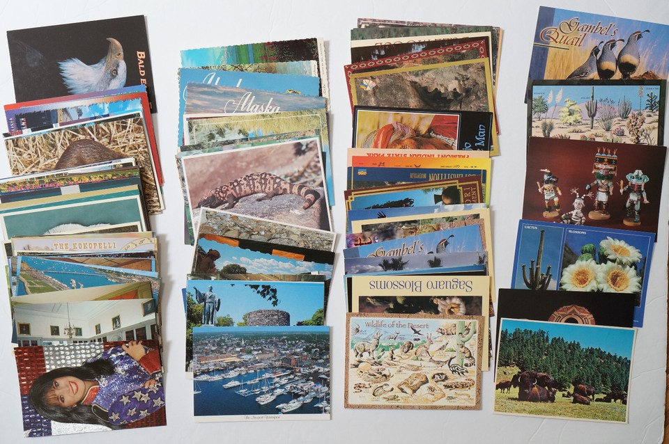 CONTINENTAL Postcard LOT of 325 UNUSED Cards 4x6 Travel Pictures USA ...