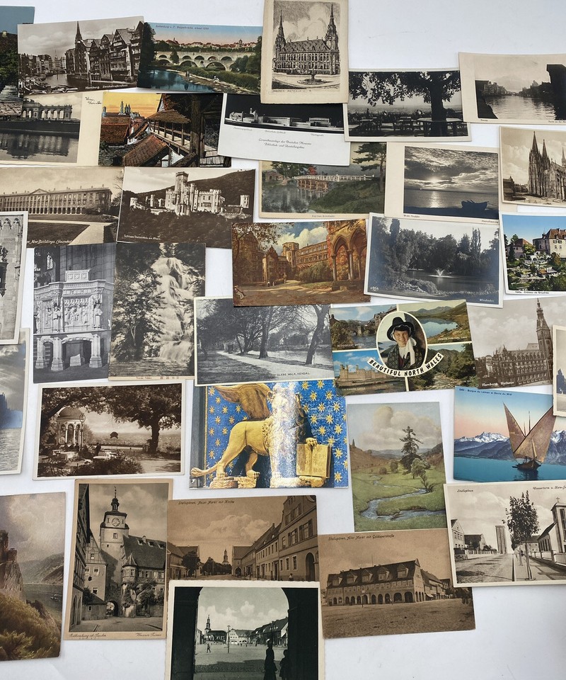 700+ Antique Postcard Lot Only Non-USA Foreign Antique RPPC Views ...