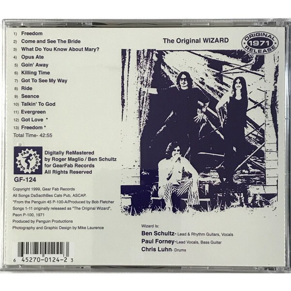 WIZARD The Original Wizard CD 1971 U.S. hard heavy rock private press ...