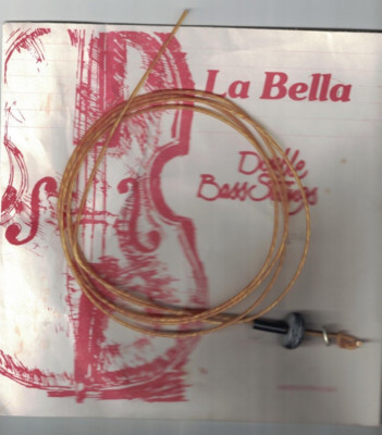 La bella Gut String " C 78" for upright double bass 3/4. open package ...