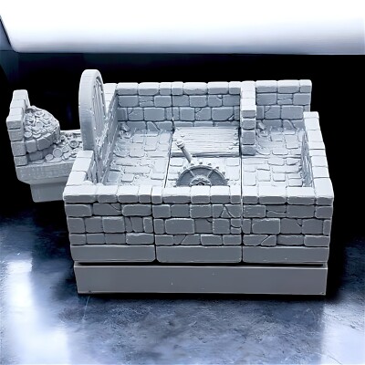 Modular Dungeon Terrain Miniature Set DnD Pathfinder RPG Tabletop | eBay