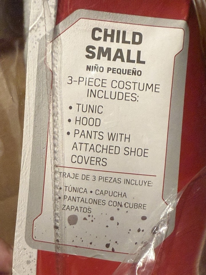 Disney Star Wars PORG 3 Piece Child Small (4/6) Halloween Costume ...