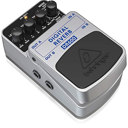 DR600 Digital Stereo Reverb Effects Pedal, Silver, 1 Count | eBay UK