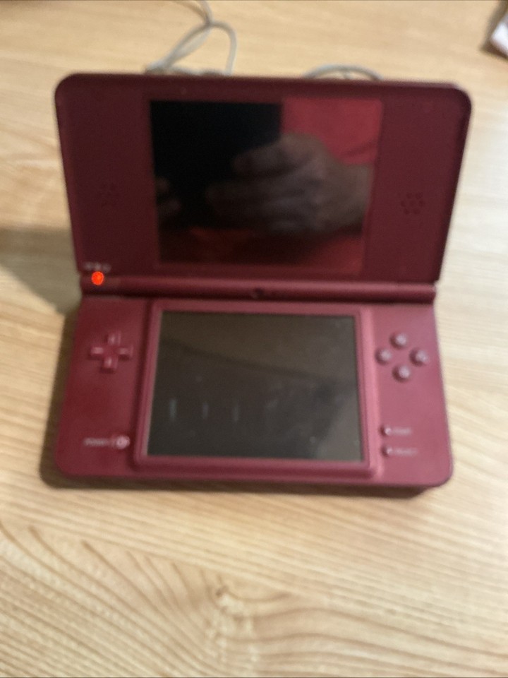 Nintendo DSi XL Console Burgundy, Maroon Red USA MODEL, Fully ...