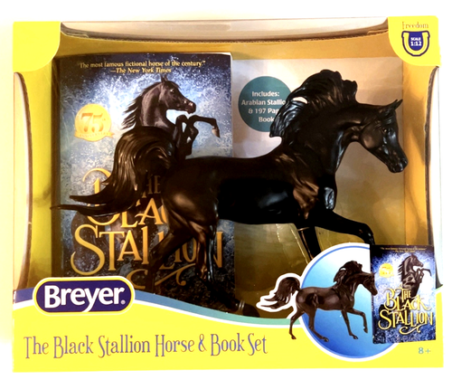 Breyer Classic 75th Anniversary Black Stallion Horse and Book Set ...