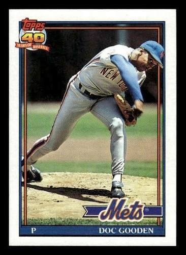 1991 Topps #330 Doc Gooden | eBay