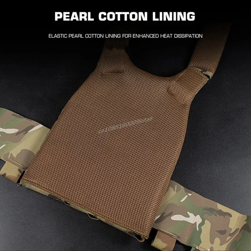 Tactical Vest Slickster Plate Carrier Ferro Outdoor Lightweight Hunting ...