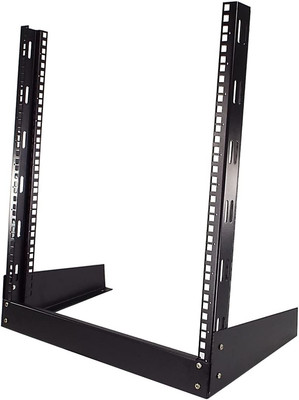 12U Open Frame 19" Inch Desktop 2 Post Network Rack Stand | eBay