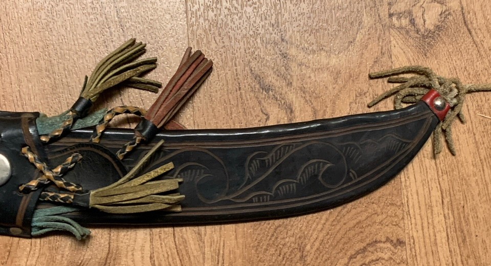 COLLINS & Co Legitimus Machete Bush Knife & leather Sheath | eBay