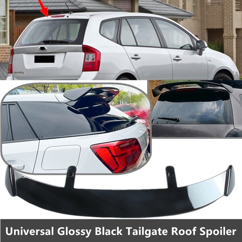Universal Gloss Black Fit For Kia Rondo 07-10 Rear Roof Spoiler ...