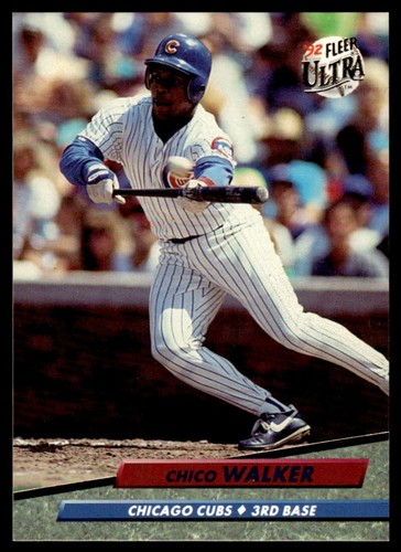 1992 Fleer Ultra #183 Chico Walker Chicago Cubs | eBay