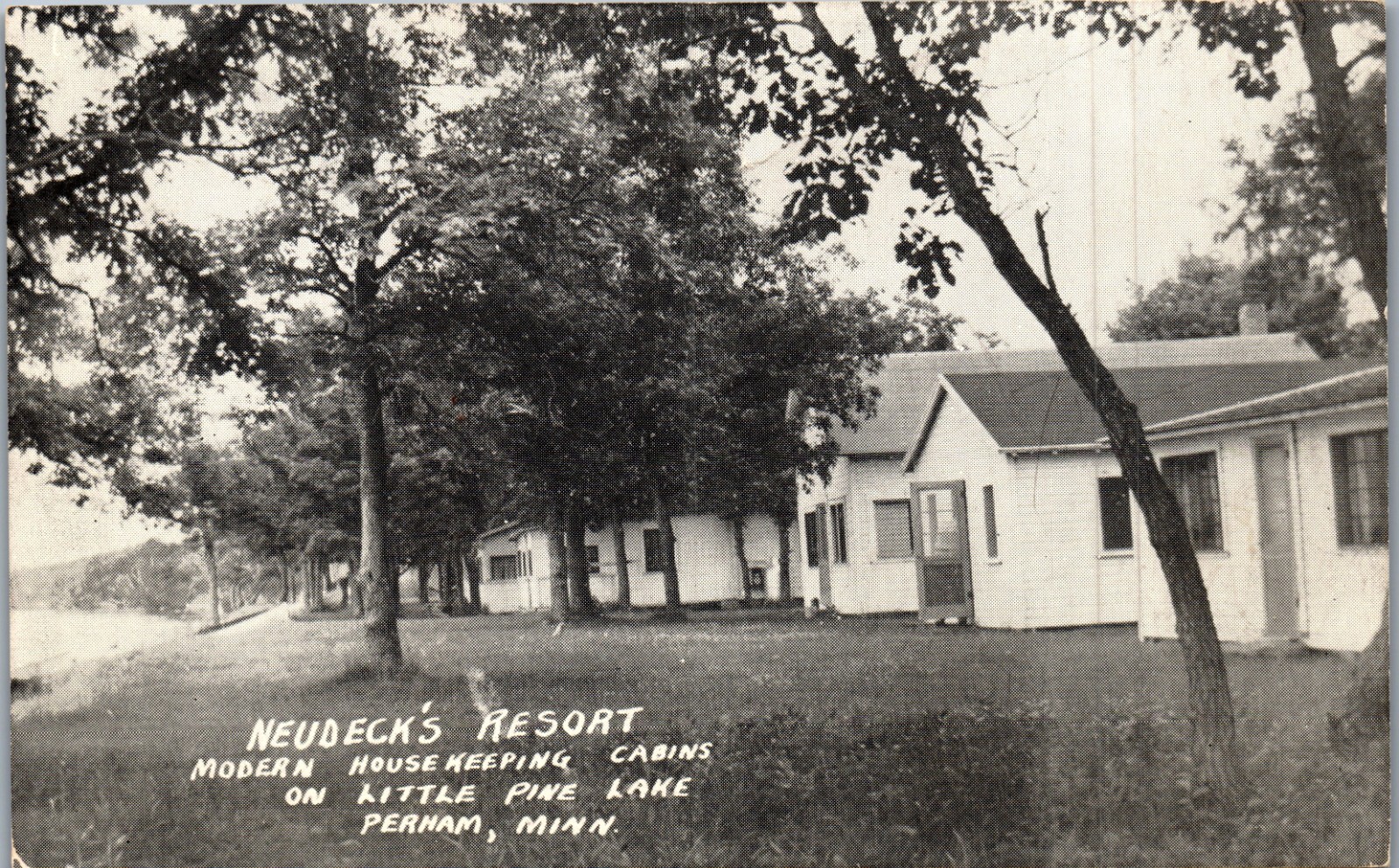 Neudeck's Resort, Little Pine Lake, Pernam, Minnesota Postcard "Modern ...