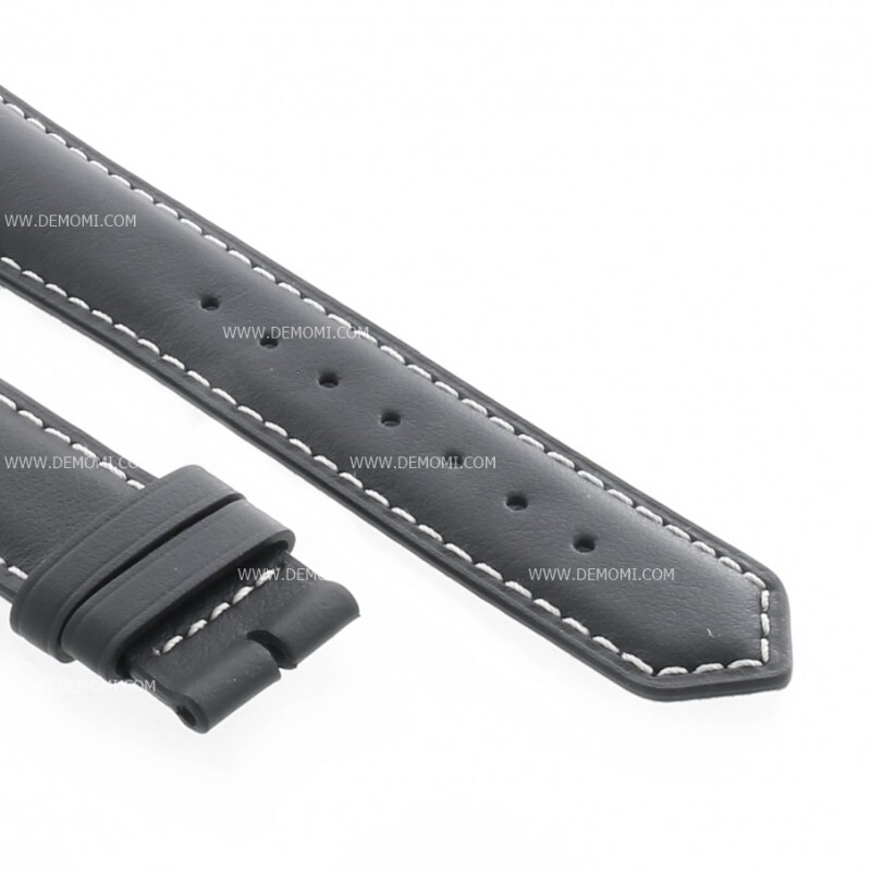 Longines Leather Strap Black Matt Trim Clear 20/18 MM Grand Vitesse | eBay