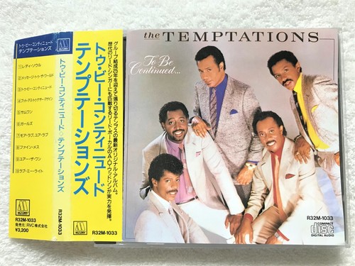 The Temptations To Be Continued... W/Obi Japan CD R32M-1033 1987 Bill ...