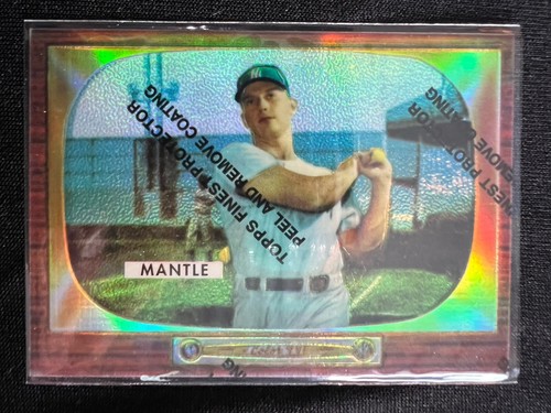 Stunning 1996 Topps Finest Mickey Mantle #5 Refractor | eBay