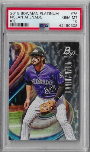 2018 Bowman Platinum Nolan Arenado Ice PSA 10 | eBay