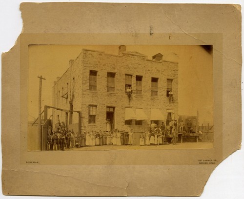 Foreman, Unidentified Business/Factory & Workers Denver? COLORADO 1880s ...