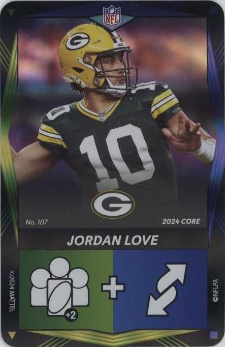 2024 Uno Elite - Jordan Love #107 Green & Blue Foil for sale online | eBay