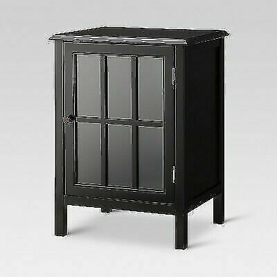 Threshold Windham One Door Accent Cabinet - Black for sale online | eBay