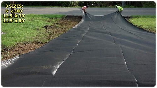 3 Sizes Commercial Grade Driveway Fabric Stabilization Underlayment ...