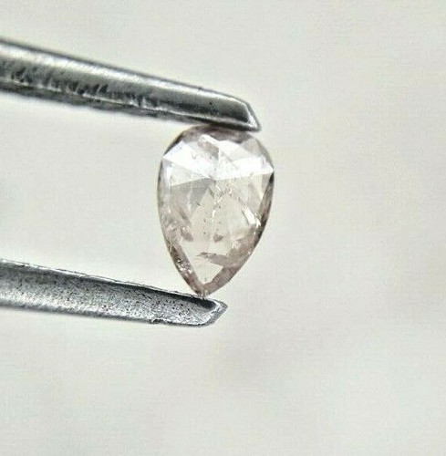 RUSTIC DIAMOND 0.12TCW INTENSE BROWN PEAR MODIFIED BRILLIANT CUT FOR ...