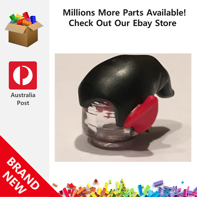 Genuine LEGO™ Red Minifigure Headgear Hat Elf Drooping 18984 6131136 ...