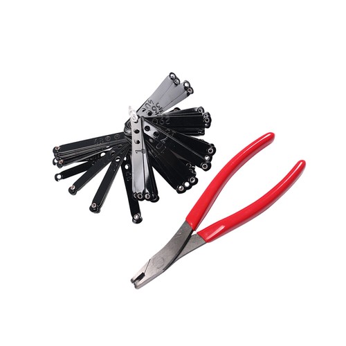 100Pcs Leg Bands Rings ID Tag With Plier Identification For Chicken ...