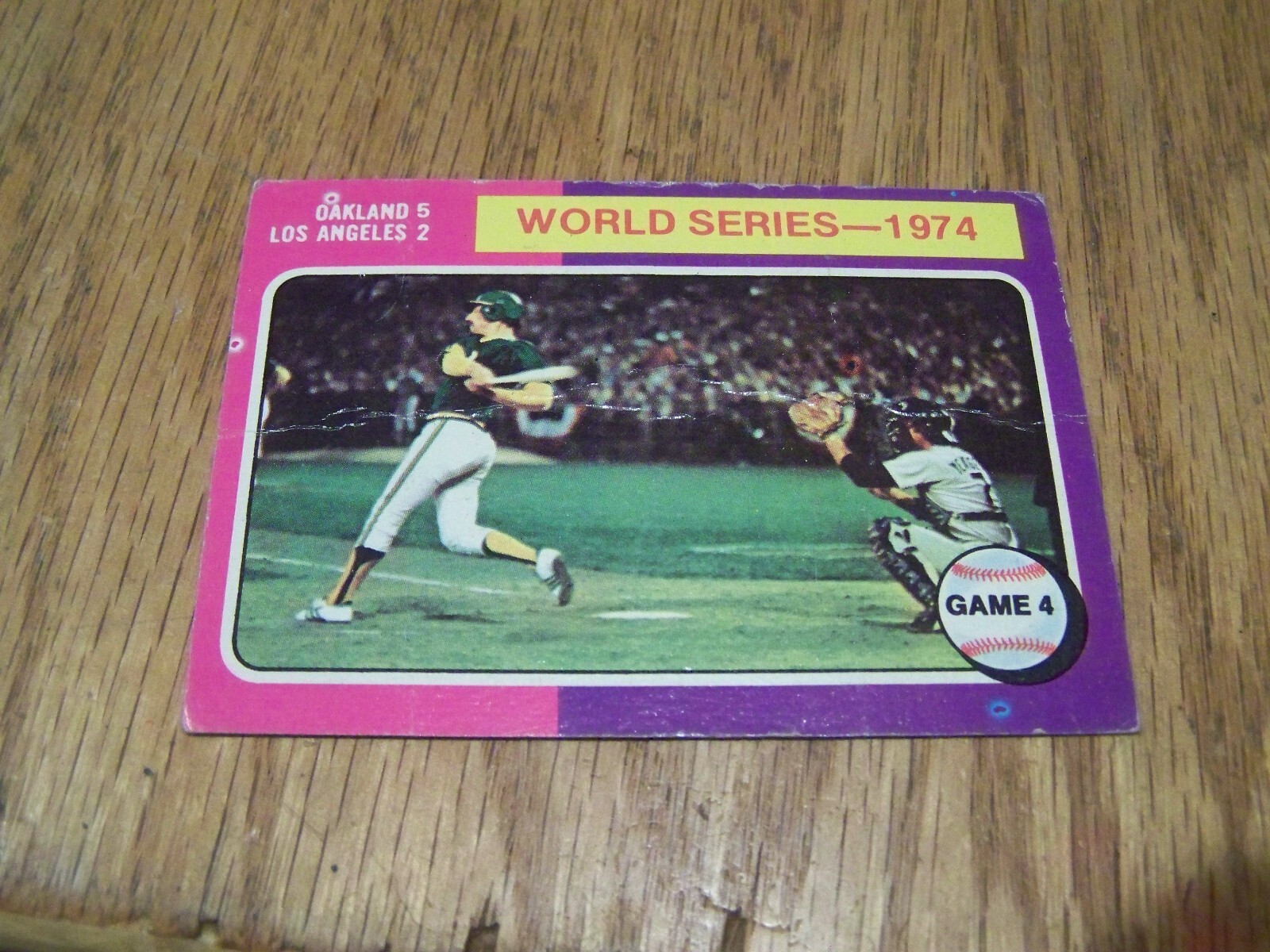 WORLD SERIES 1974 GAME 4 TOPPS BASEBALL CARD # 464 | eBay