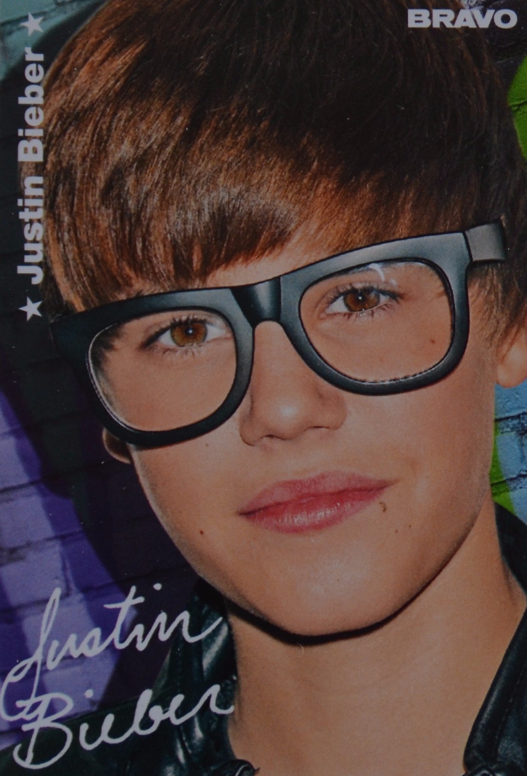 JUSTIN BIEBER - Autogrammkarte - Autograph Autogramm Fan Sammlung ...