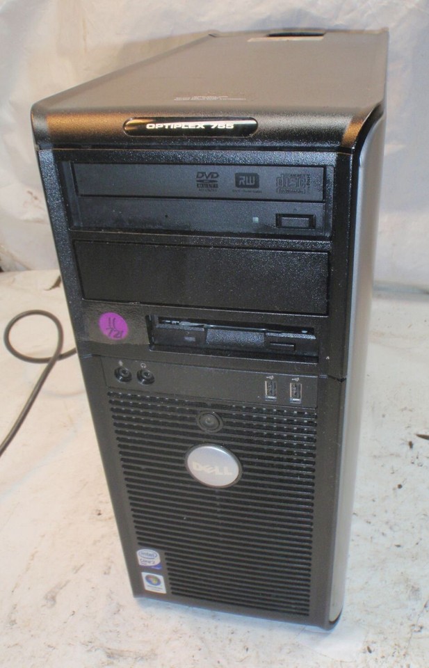 Dell Optiplex 755 Desktop Computer Model: DCSM w Windows Vista Business ...