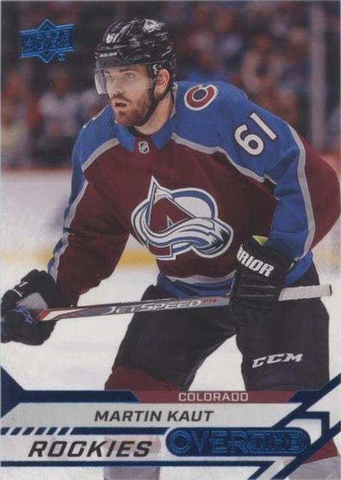 2020-21 Upper Deck Overtime - Martin Kaut #53 Blue (RC) for sale online ...