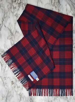 Pendleton Scarf With Fringe. 100% Virgin Wool. Made in USA. Dress ...