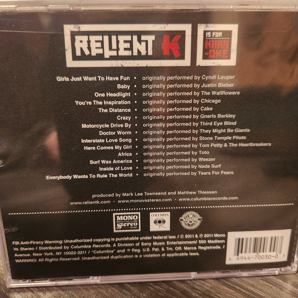 Relient K - K is for KARAOKE CD NEW 669447003007| eBay