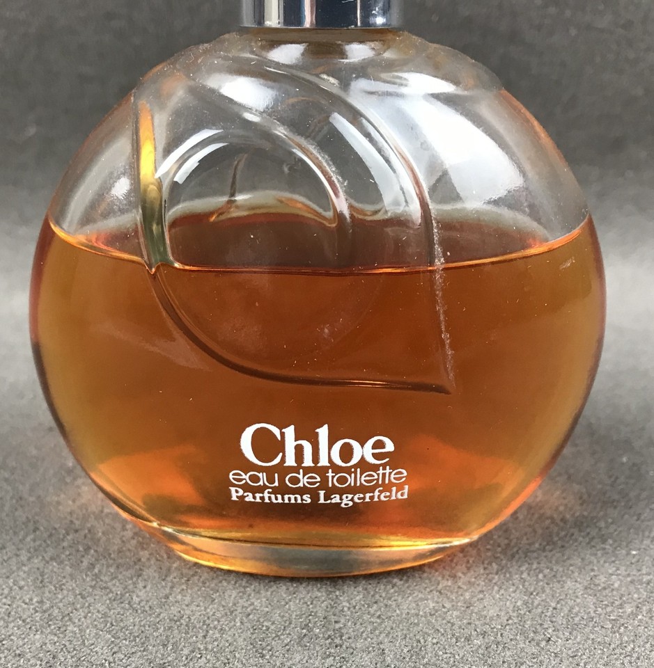 VINTAGE CHLOE EAU DE TOILETTE LAGERFELD 4 FL OZ 120 ML USED | eBay