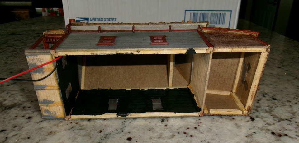 HO SCALE Train U.S. Post Office Pre-Built Building & Pre-Lit with LED ...
