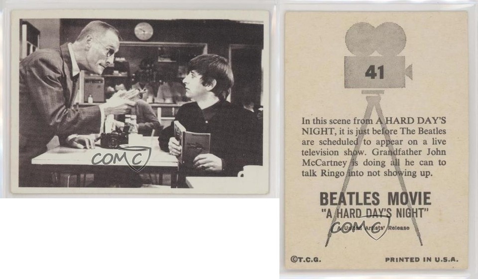 1964 Topps Beatles Movie: A Hard Days Night Ringo Starr #41 z6d | eBay UK