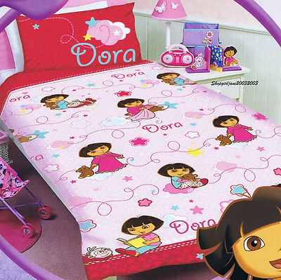 Dora the Explorer - Patches - Single/US Twin Bed Quilt Doona Duvet ...