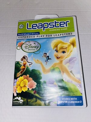Leapster Explorer Disney Fairies Tinkerbell Game Leap Frog | eBay